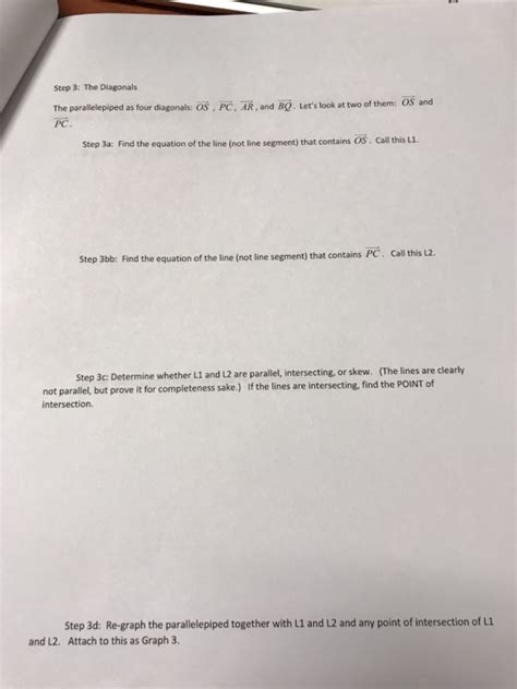 Solved NAME Step Pick Three Non Collinear Points A B Chegg