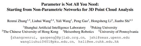 Cvpr 2023｜point Nn： 首次实现0参数量、0训练的3d点云分析 知乎