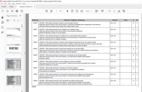 Liebherr Mobile Crane LTM 1030 2 1 Liccon Error Code Manual 080095 PDF DOWNLOAD HeyDownloads