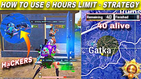 HOW TO USE HOUR LIMIT HOW TO GET HIGH PLUS IN BGMI BEST TIPS TRICKS FOR UPDATE