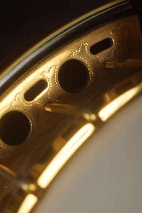 1960s Fender Concertone Deluxe 5 String Banjo Gold Engraved Plus Keith Scruggs Bump Tuners For