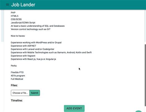 GitHub StevenNagata Job Lander A Full Stack JavaScript Application For Recent Graduates Who