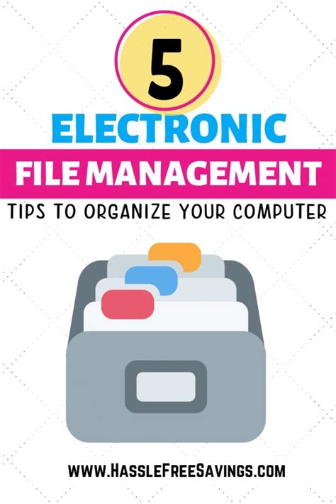 5 Electronic File Management Tips To Keep Your Computer Organized Hassle Free Savings