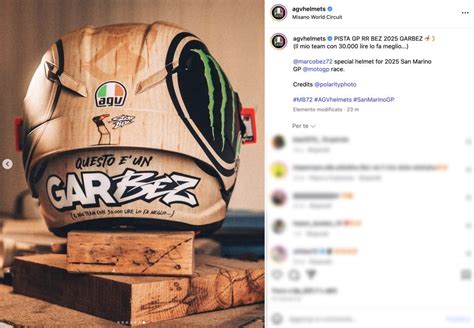 Motogp Bezzecchi Wears A Garbez In Misano Anyone Would Do It Better With 30 000 Lira