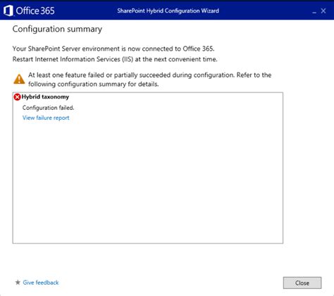 Sharepoint Hybrid Configuration Wizard Issue Microsoft Community Hub