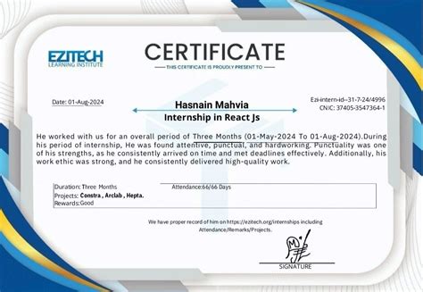 hasnain mahvia on linkedin successfully completed a react js