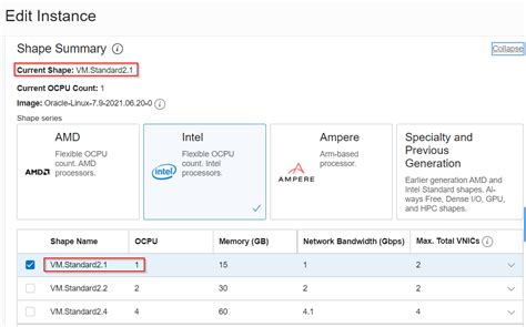 OCI Compute Instance Resizing Compute Instance On Oracle Cloud