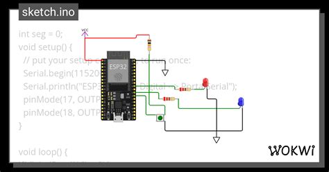 Leds Wokwi Esp32 Stm32 Arduino Simulator