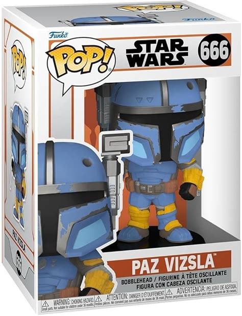 Funko Pop Vinyl Star Wars The Mandalorian S9 Paz Vizsla Star