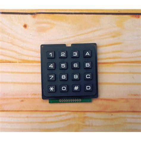 Jual Keypad Timbul Keyboard 4x4 Matrix Key Switch Push Button Arduino