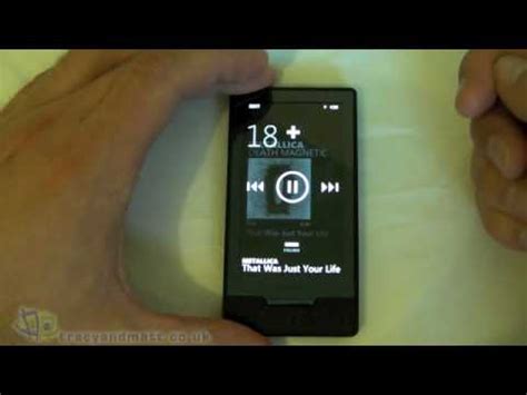 Zune Interface Demo Youtube