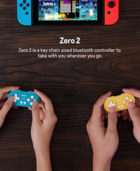 8bitdo Zero 2 Bluetooth Gamepad Mini Controller Compatible For Nintendo Switch Pc Windows