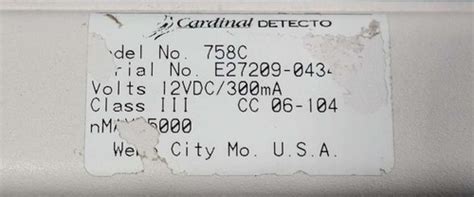 Cardinal Detecto 758c Scale Indicator Control Panel 500 Lb Capacity Ebay Cardinal Detecto 758c Scale Indicator Control Panel 500 Lb Capacity Ebay