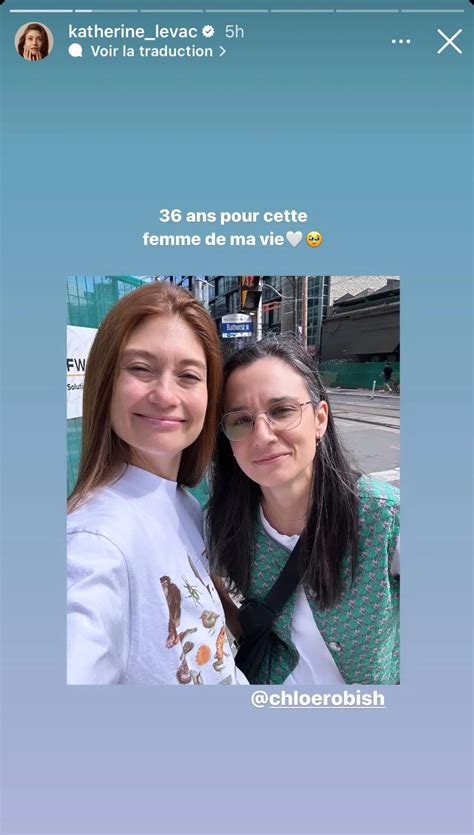 Katherine Levac Souligne La Fête De Son Amoureuse En Photos