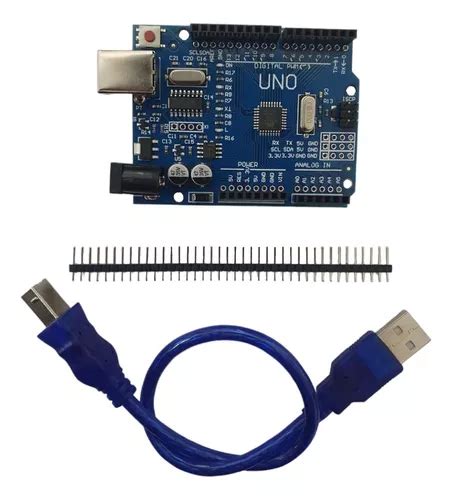 Placa Atmega328 Smd Compatível Com Arduino Uno R3 Cabo Mercadolivre