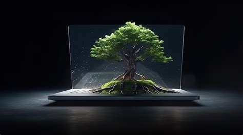 Premium Ai Image Technology And Nature Concept