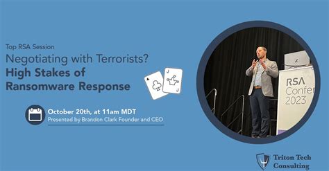 Triton Technology Consulting On Linkedin Ransomware Webinar