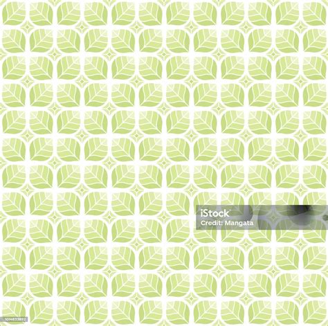 기하학적 녹색 꽃 벡터 완벽 한 패턴입니다 추상적인 벡터 텍스처입니다 아트 데코 나뭇잎 배경입니다 0명에 대한 스톡 벡터 아트 및 기타 이미지 Istock