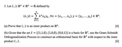 Solved Let RnRnR Defined By Chegg Com