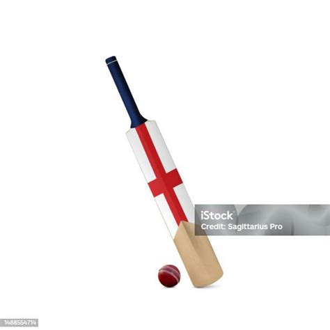 크리켓 방망이와 공은 영국 국기가 있는 흰색 배경에 있다 스포츠 크리켓에 대한 스톡 사진 및 기타 이미지 스포츠 크리켓 0명 Twenty20 크리켓 Istock