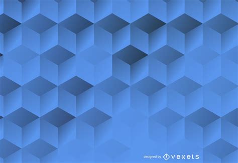 3d hexagonal background vector download