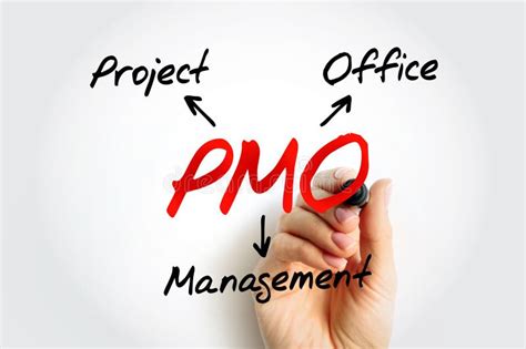 PMO Project Management Office Acronym Business Concept Background Stock Image Image Of