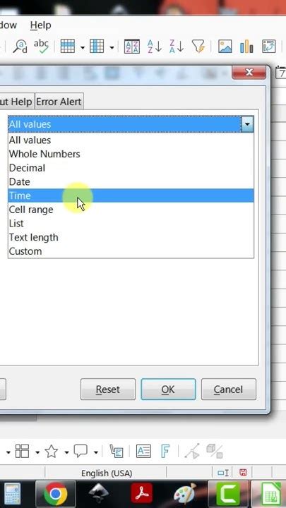 Libreoffice Calc Data Validation Libreoffice Libreofficecalc