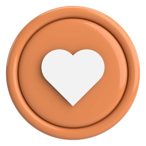 premium photo like button like icon 3d illustration