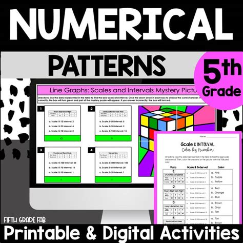 Numerical Patterns Printable And Digital Activities By Fifth Grade Fab