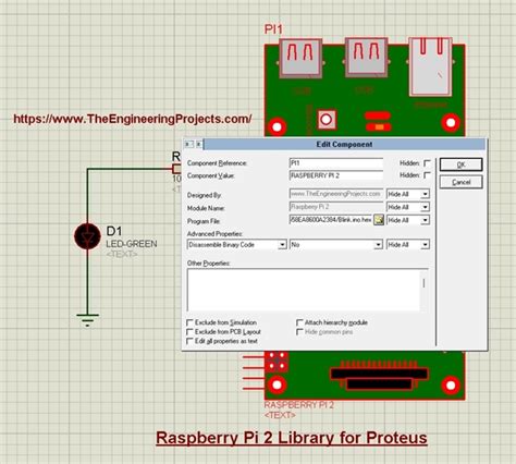 Raspberry Pi 2 Library For Proteus The Engineering Projects