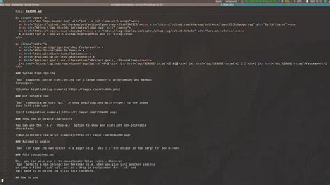 Some Markdown Highlightings Are Not Implemented With BAT THEME Issue Sharkdp Bat