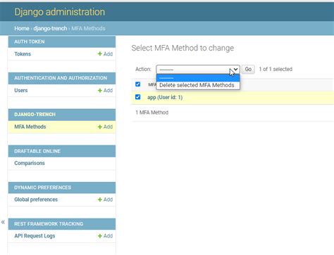 Mfa Configuration Draftable