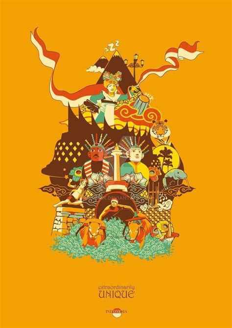 Ilustrasi Budaya Indonesia Dalchaebi