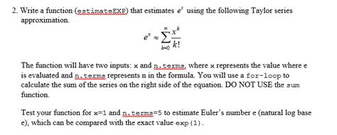 Solved R Studio Language 2 Estimateexp