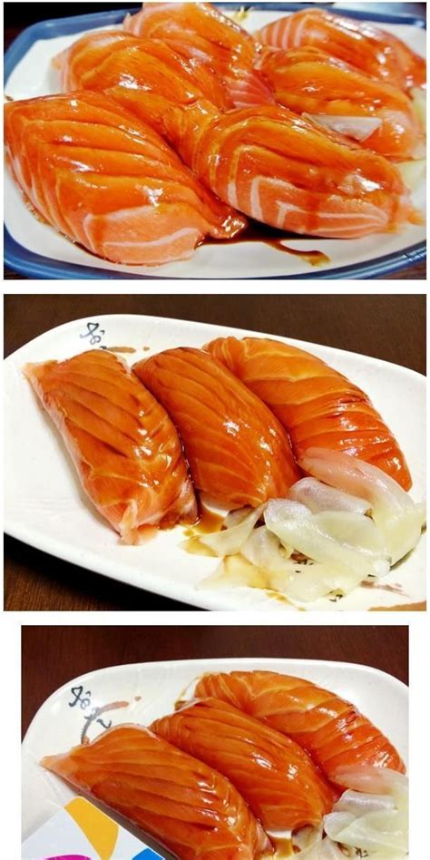 대만의 초대형 연어초밥 비주얼