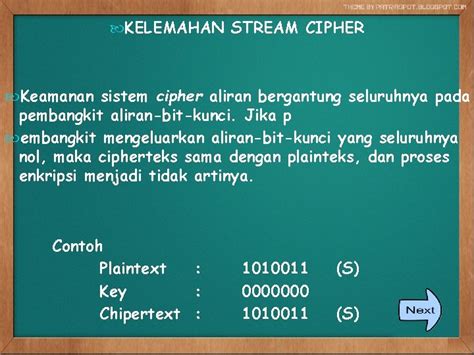 algoritma stream cipher algoritma stream chiperkriptografi modern section