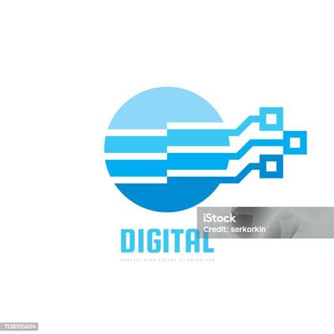 전자 기술기업 정체성에 대 한 벡터 아이콘 템플릿 추상 디지털 칩 기호입니다 네트워크 인터넷 기술 개념 그림입니다 디자인