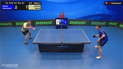 12 50 Michal Markowski 2 3 Jedrzej Basaj 21 03 2024 Tt Euro Cup Poland Master Youtube