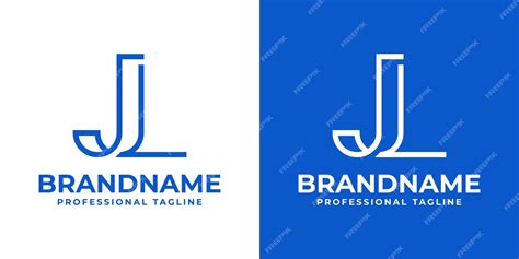 Premium Vector Letters Jl Monogram Logo Suitable For Any Business