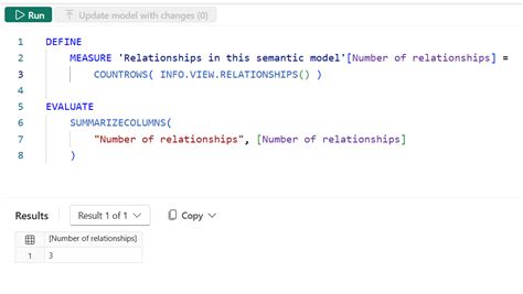 InformaÇÃo Vista Função Relationships Dax Dax Microsoft Learn
