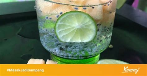 Resep Es Melon Nipis Selasih Jagomasakminggu1periode2 Sederhana