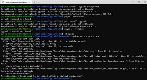 Bug Virtual Environment Is Not Starting · Issue 16949 · Oppiaoppia · Github