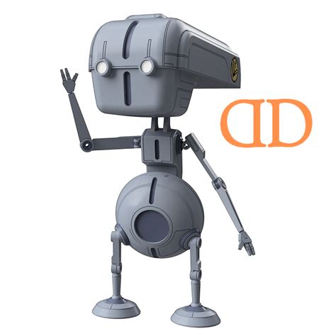 Pit Droid Inspired Movie Style 3d Printable Fan Art Files Droid
