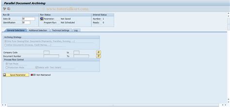 FPARDOCMASS SAP Tcode Parallel Document Archiving