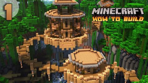 Minecraft How To Build An Ultimate Jungle Base Floating Treehouse Tutorial Part YouTube