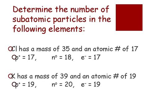 ionic compounds determine the number of subatomic particles