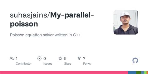 Github Suhasjainsmy Parallel Poisson Poisson Equation Solver