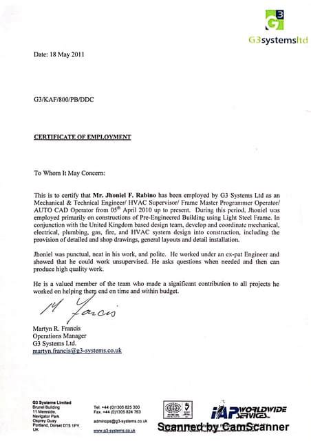 E Certificate 2 G3 Systems Pdf Cameras And Camcorders Consumer Electronics