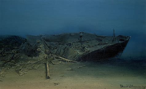 Lusitania Wreck Model