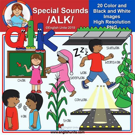 Special Sounds Clip Art Pack 3 Alk 20 Png Images By English Unite